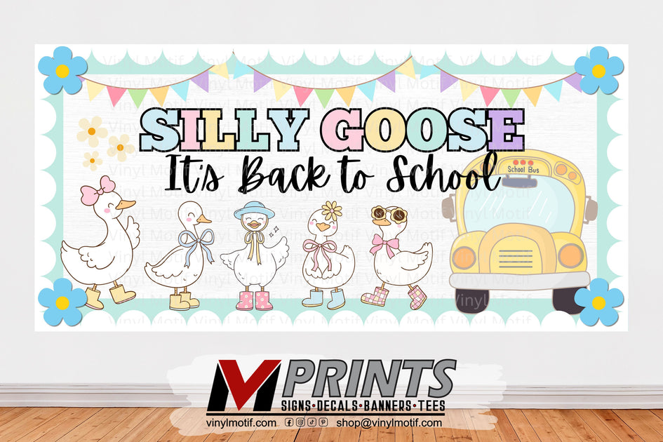 Silly Goose Bulletin Board – Vinyl Motif, LLC