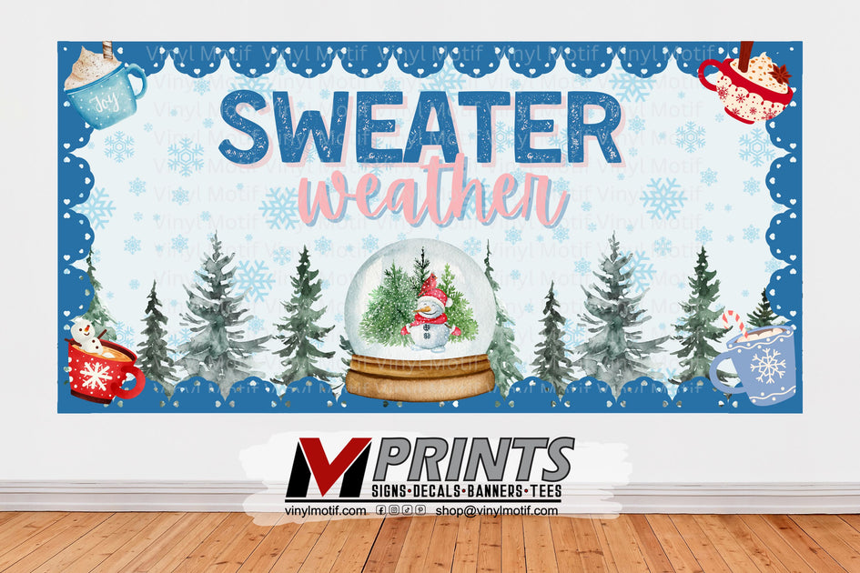 Sweater Weather Bulletin Board – Vinyl Motif, LLC