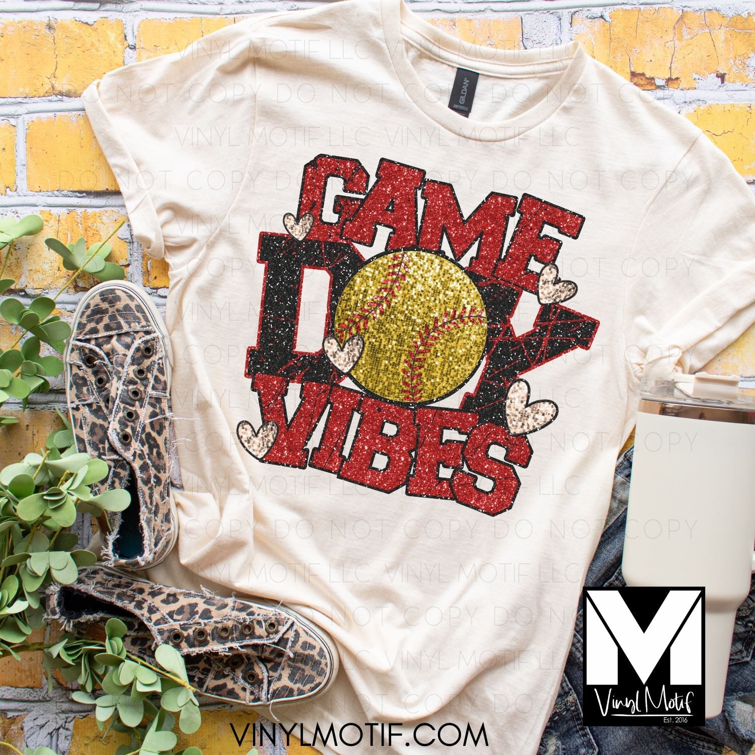 Game Day Vibes Softball – Vinyl Motif, LLC