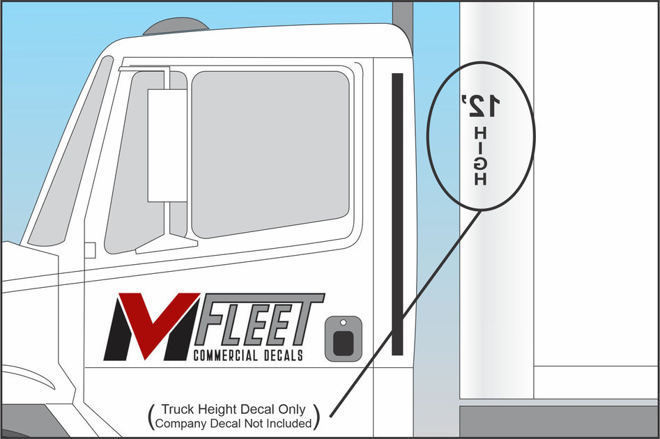 Truck Height Vertical Mirror Decal – Vinyl Motif, LLC