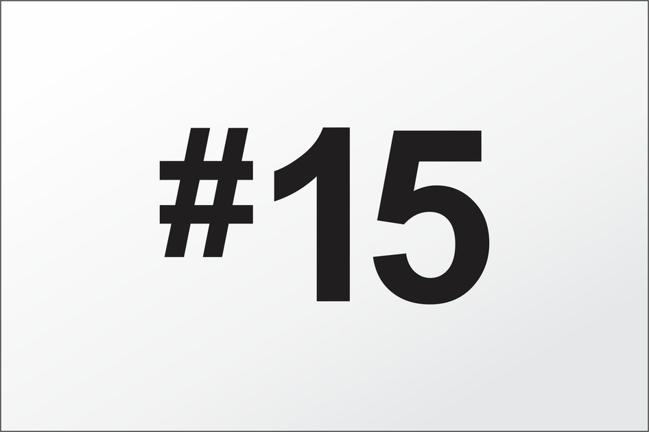 Truck Number Decals (Set of 2) – Vinyl Motif, LLC